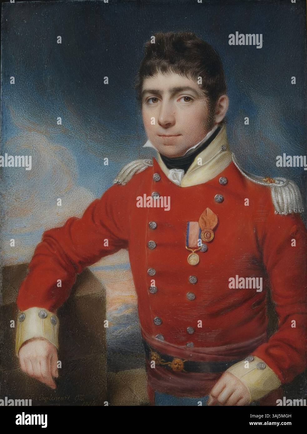This 1814 portrait by John Cox Dillman Engleheart shows Lieutenant ...
