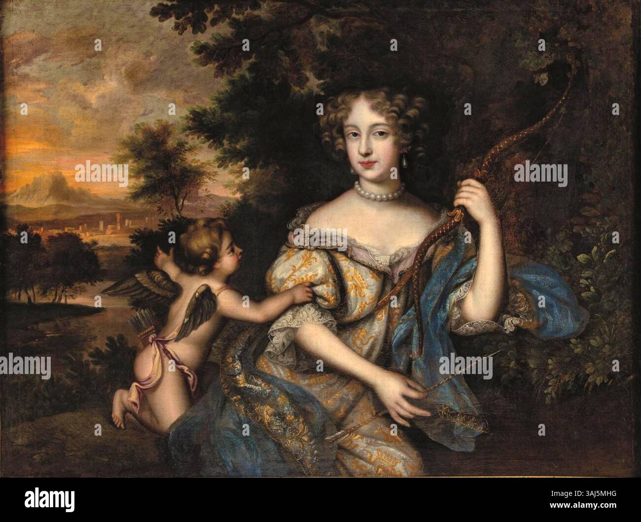 This 17th-century painting, attributed to the Circle of Pierre Mignard ...
