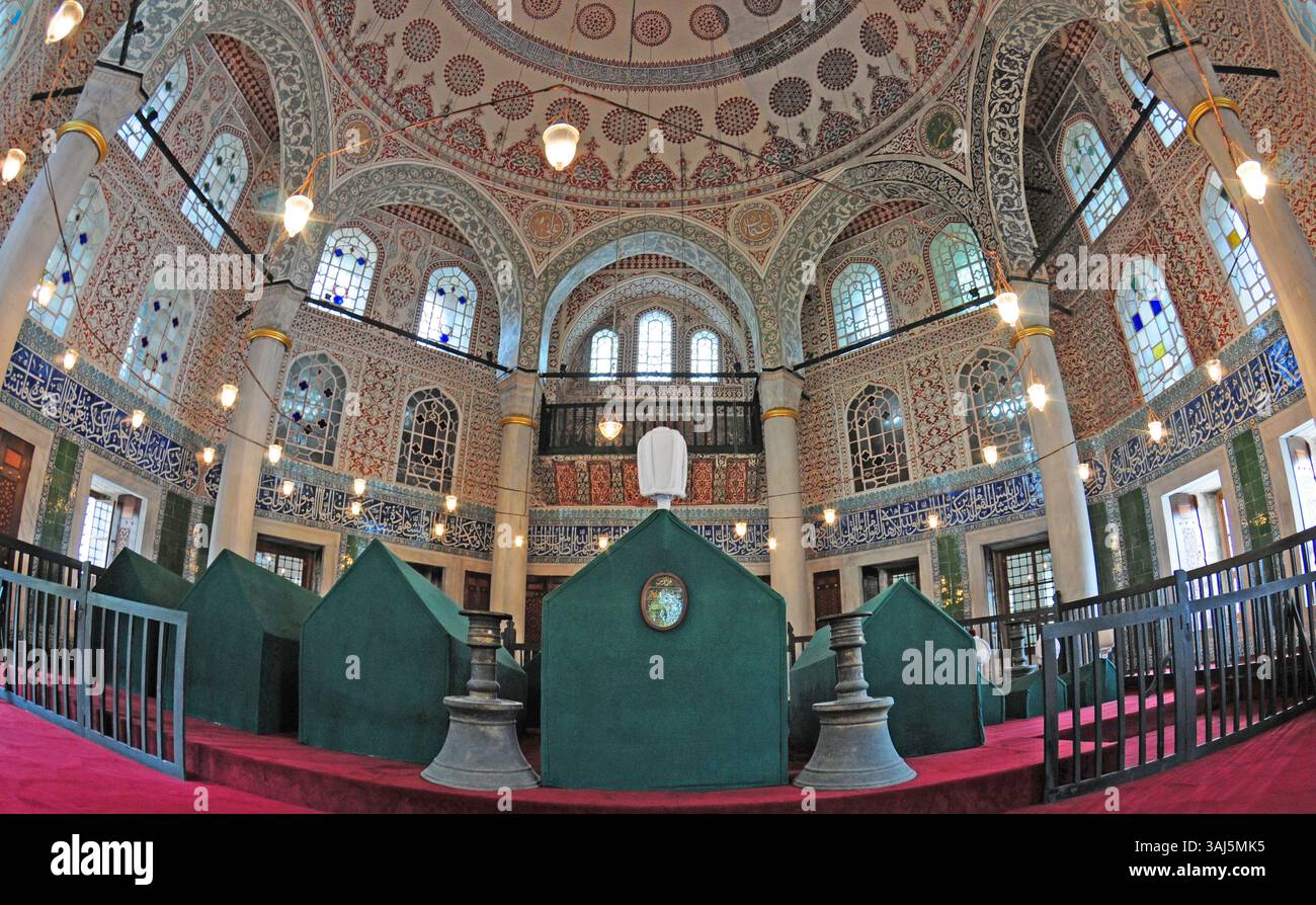 The Tomb of Sultan Mehmet III, located in Istanbul, Turkey, was built ...