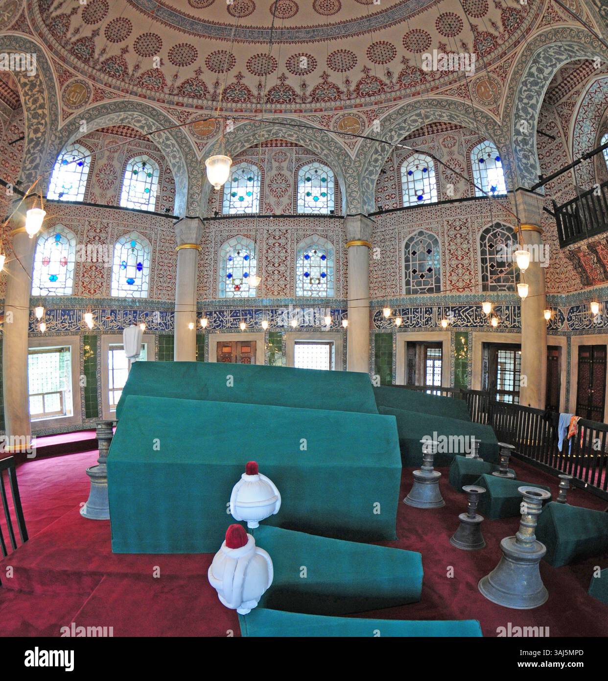 The Tomb of Sultan Mehmet III, located in Istanbul, Turkey, was built ...