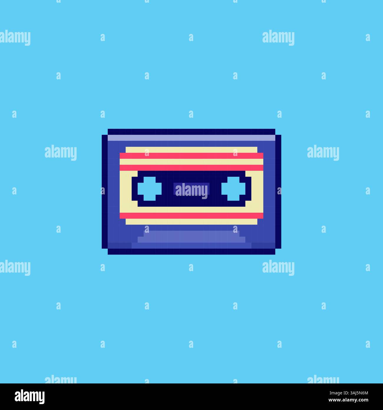 Pixel art cassette tape Stock Vector Images - Alamy
