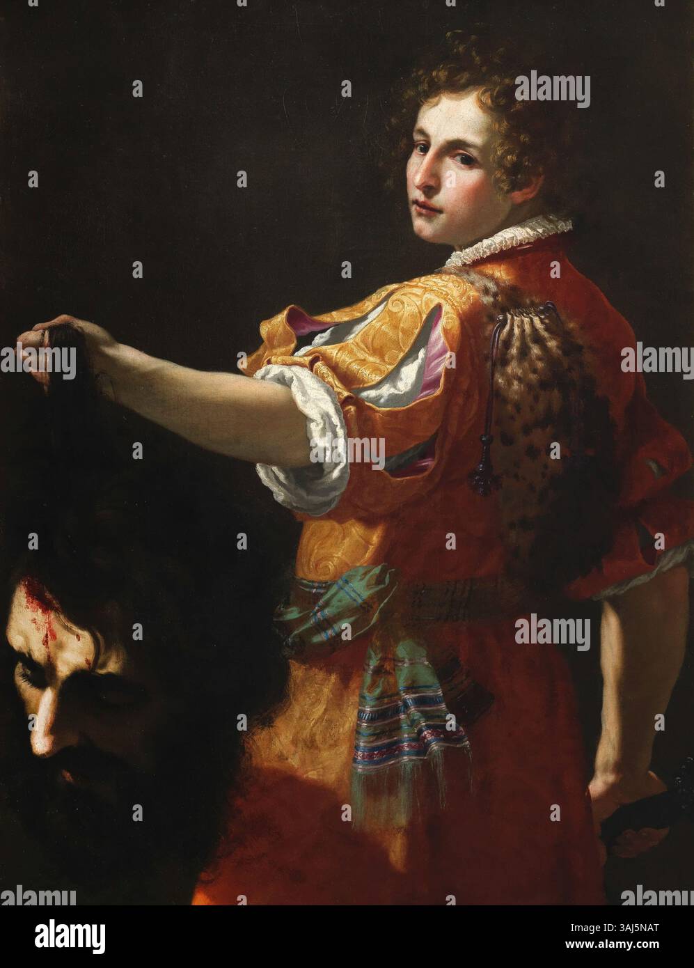 Jacopo Vignali’s 1624 painting depicts the biblical scene of David ...