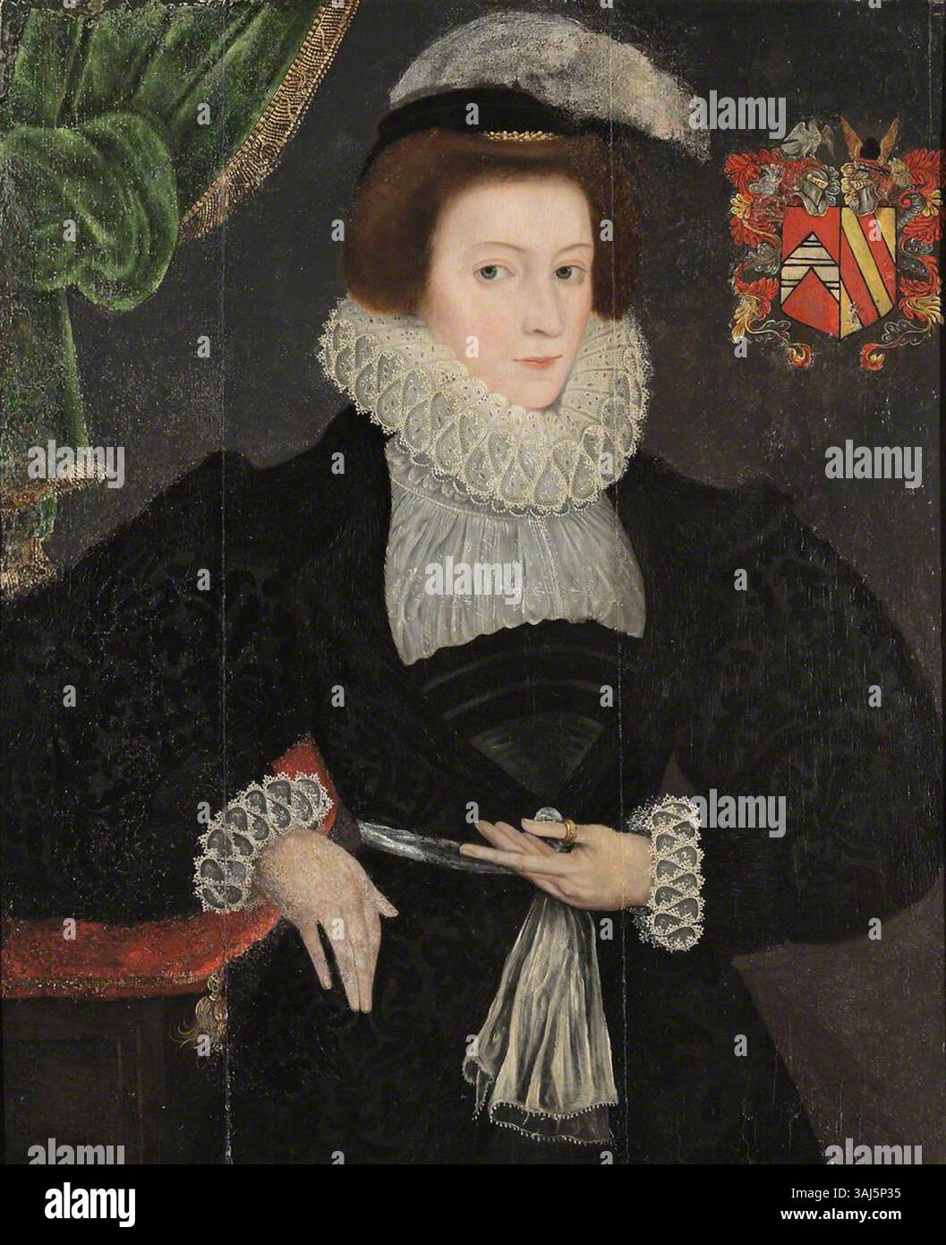 This portrait from the British School depicts Judith Tracy, Mrs ...