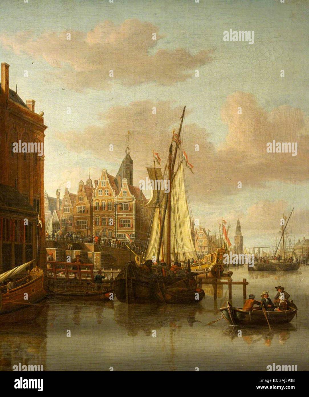 Jacobus Storck's 1692 landscape painting, 'A View of Amsterdam ...