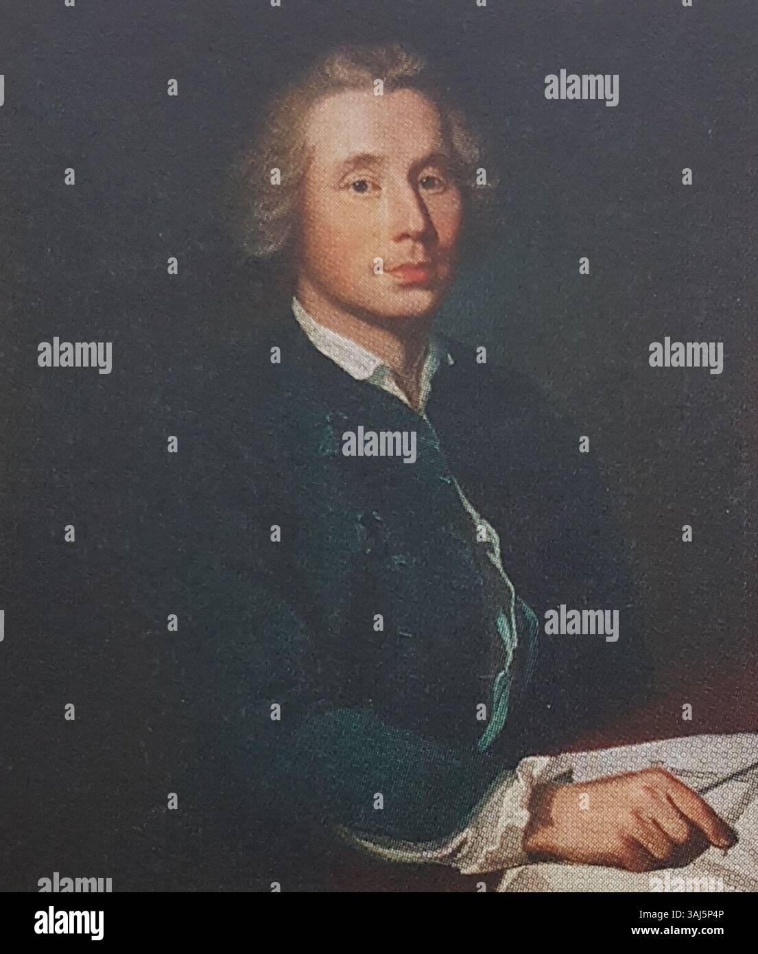 This portrait of Daniel Ekström, painted by Johan Joachim Streng ...