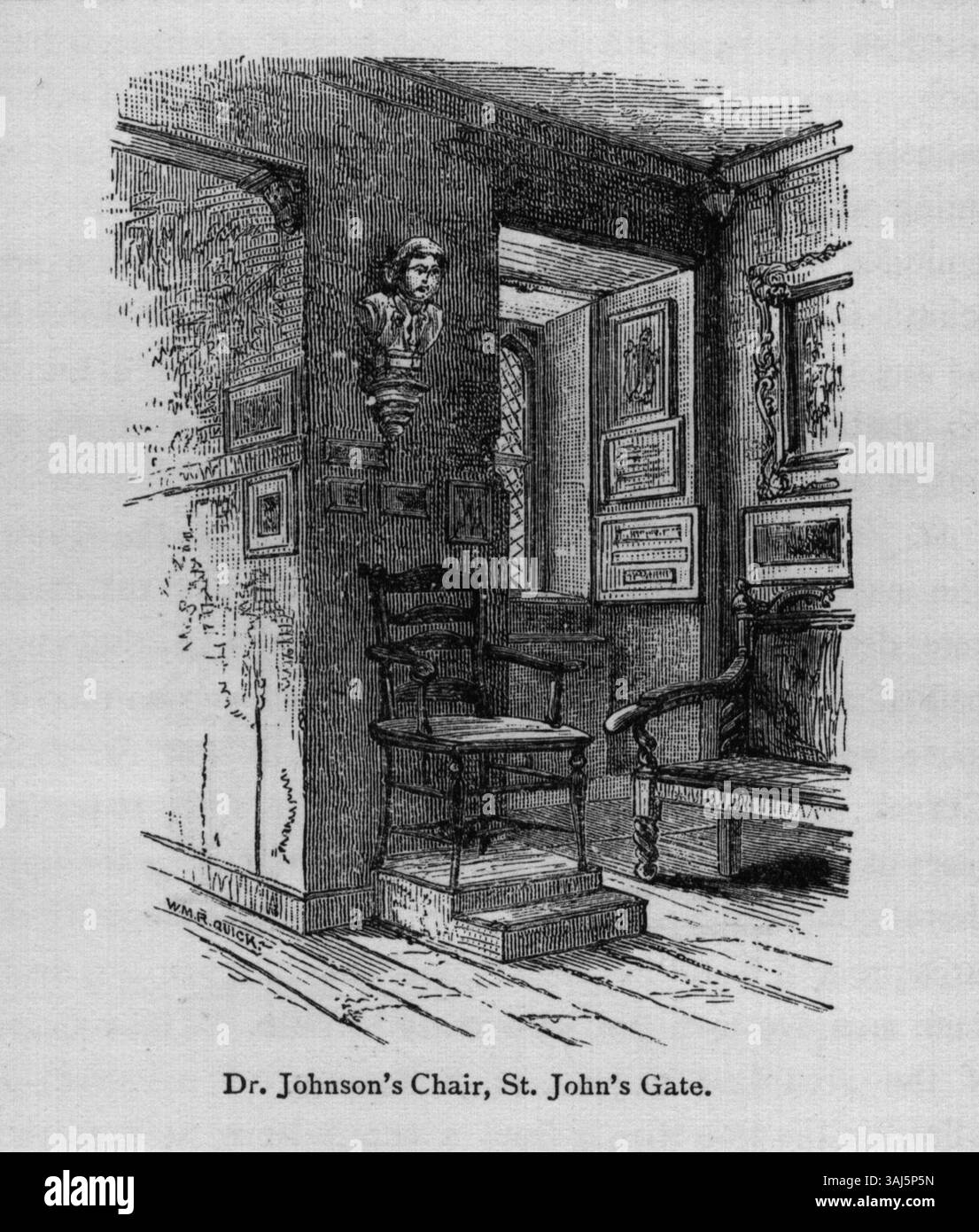 Illustration from Augustus Hare's 'Walks in London' (1878), depicting ...