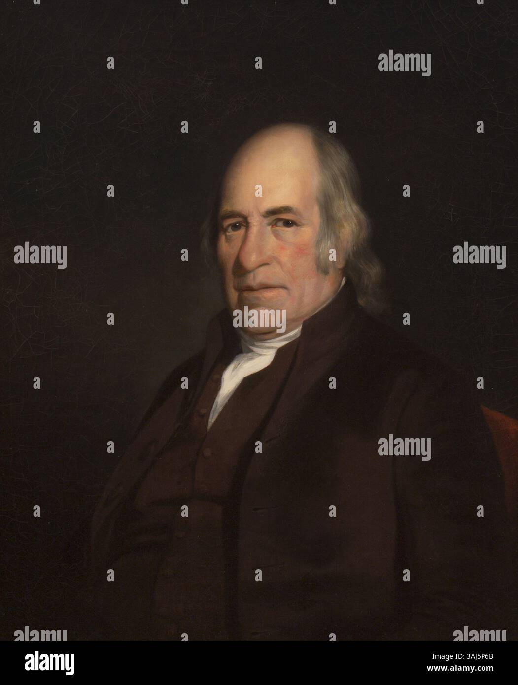 Charles Willson Peale's portrait of John Hall, painted in the late 18th ...