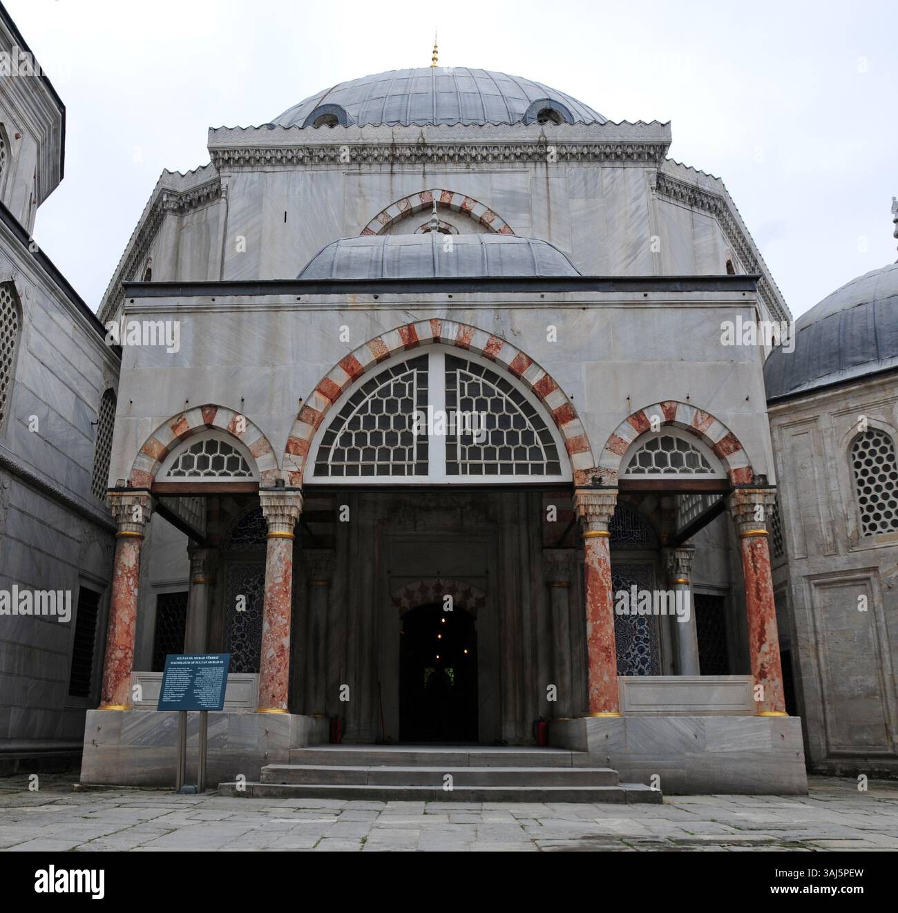 The Tomb of Sultan Murat III, located in Istanbul, Turkey, was built in ...