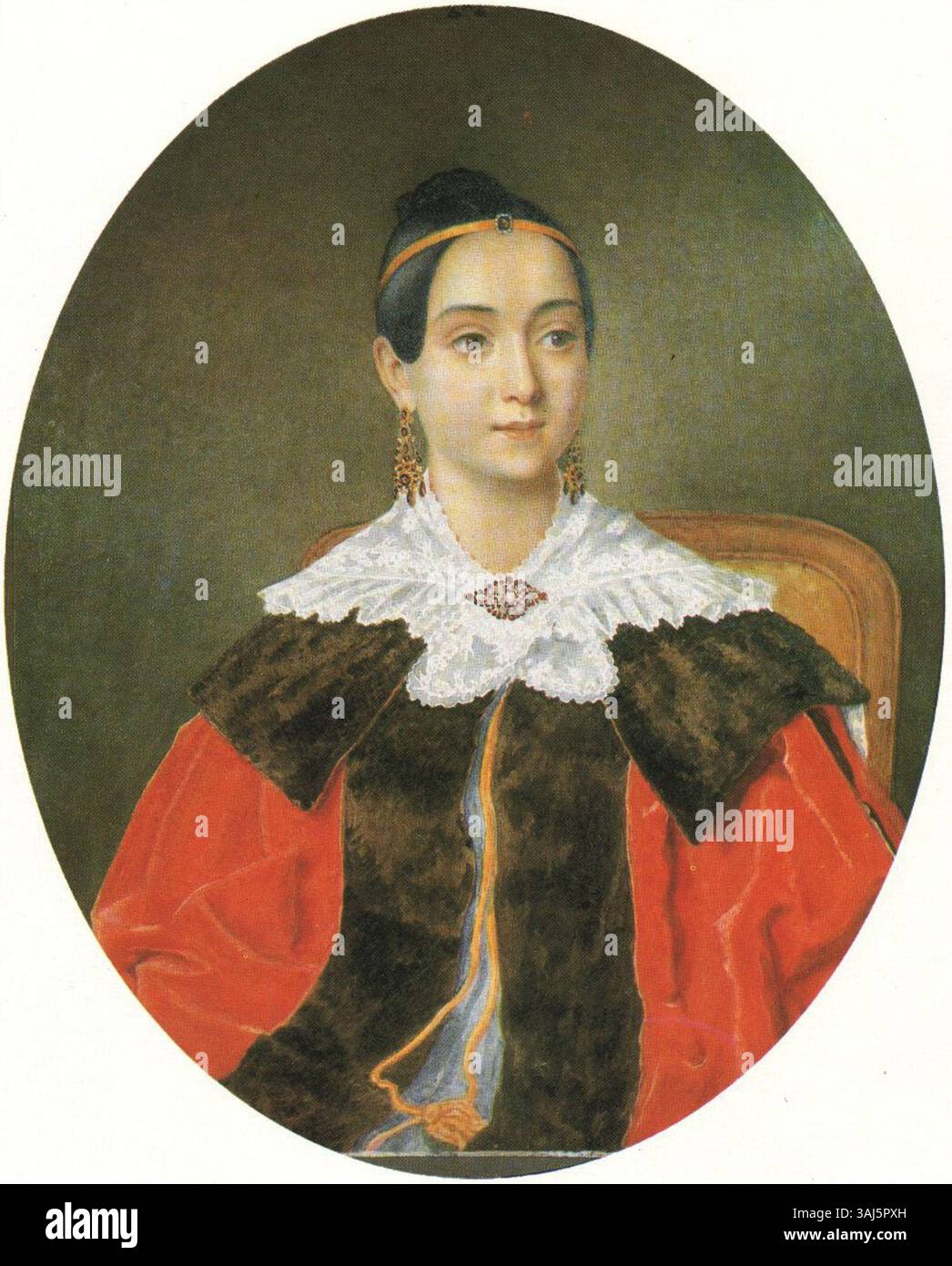 Portrait of Vera Alexandrovna Naschekina, an early 19th-century Russian ...