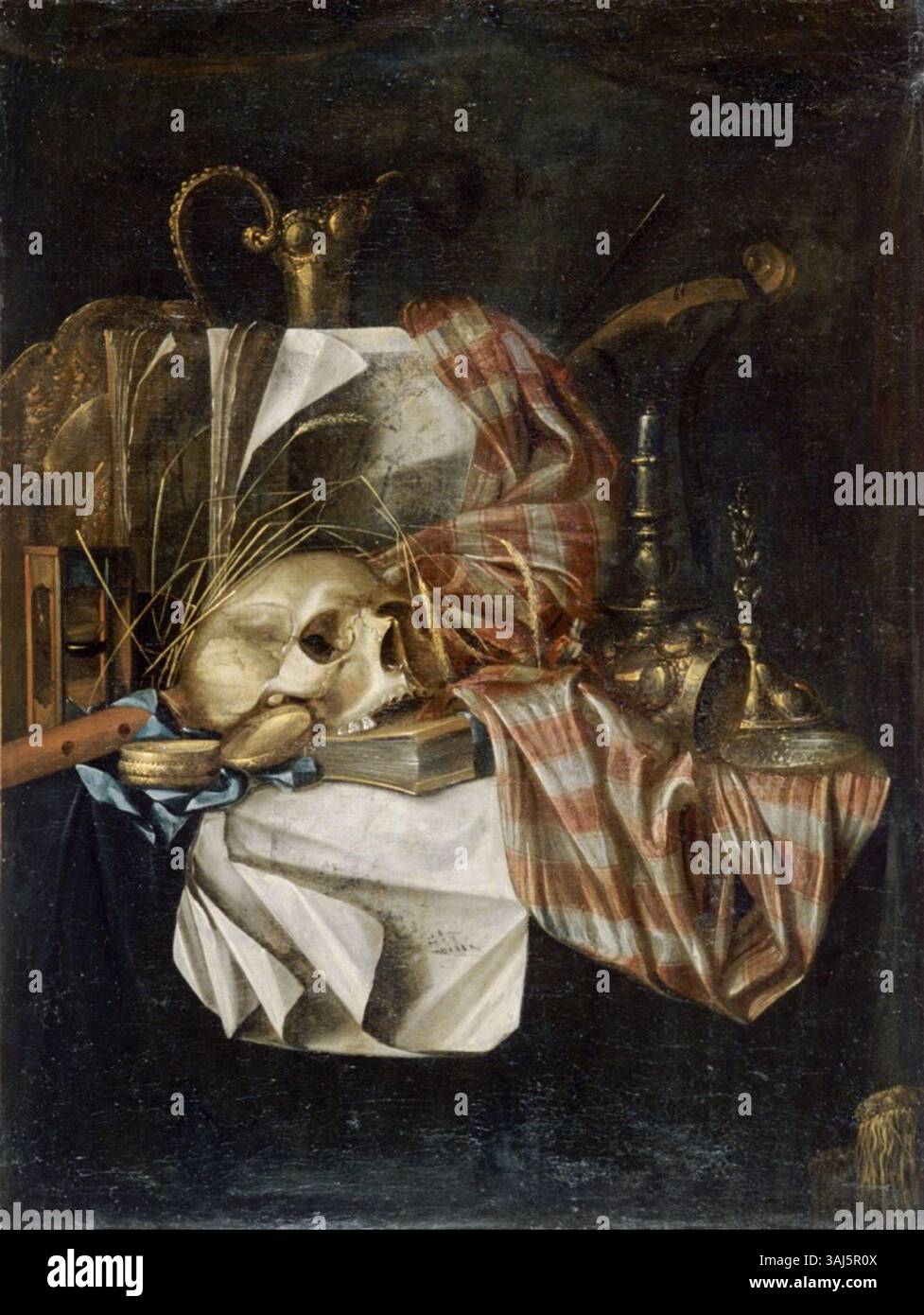 This Vanitas still life by Franciscus Gysbrechts, created between 1670 ...