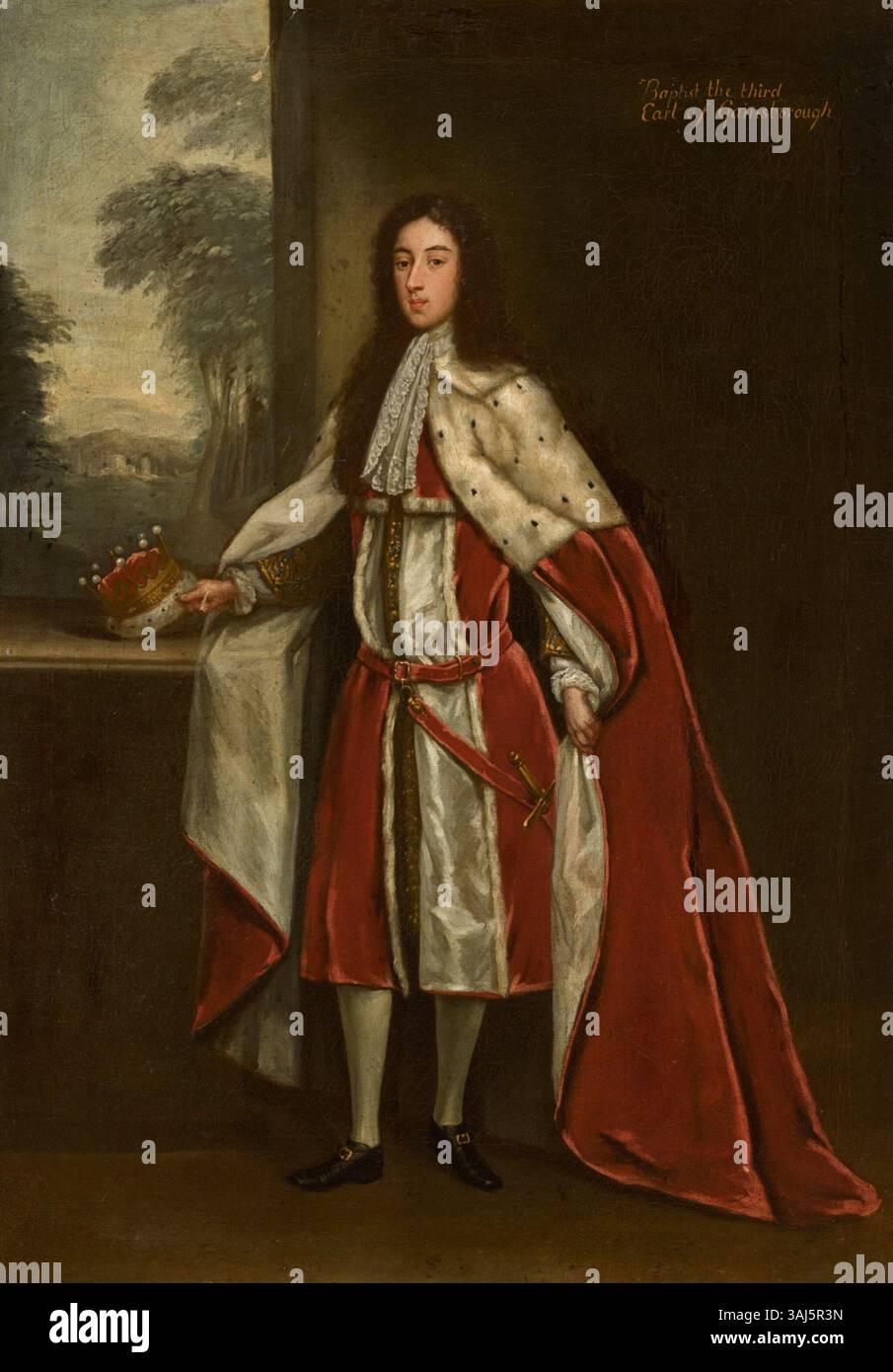 The 1737 posthumous portrait by J. Henesy depicts Baptist Noel (1684 ...