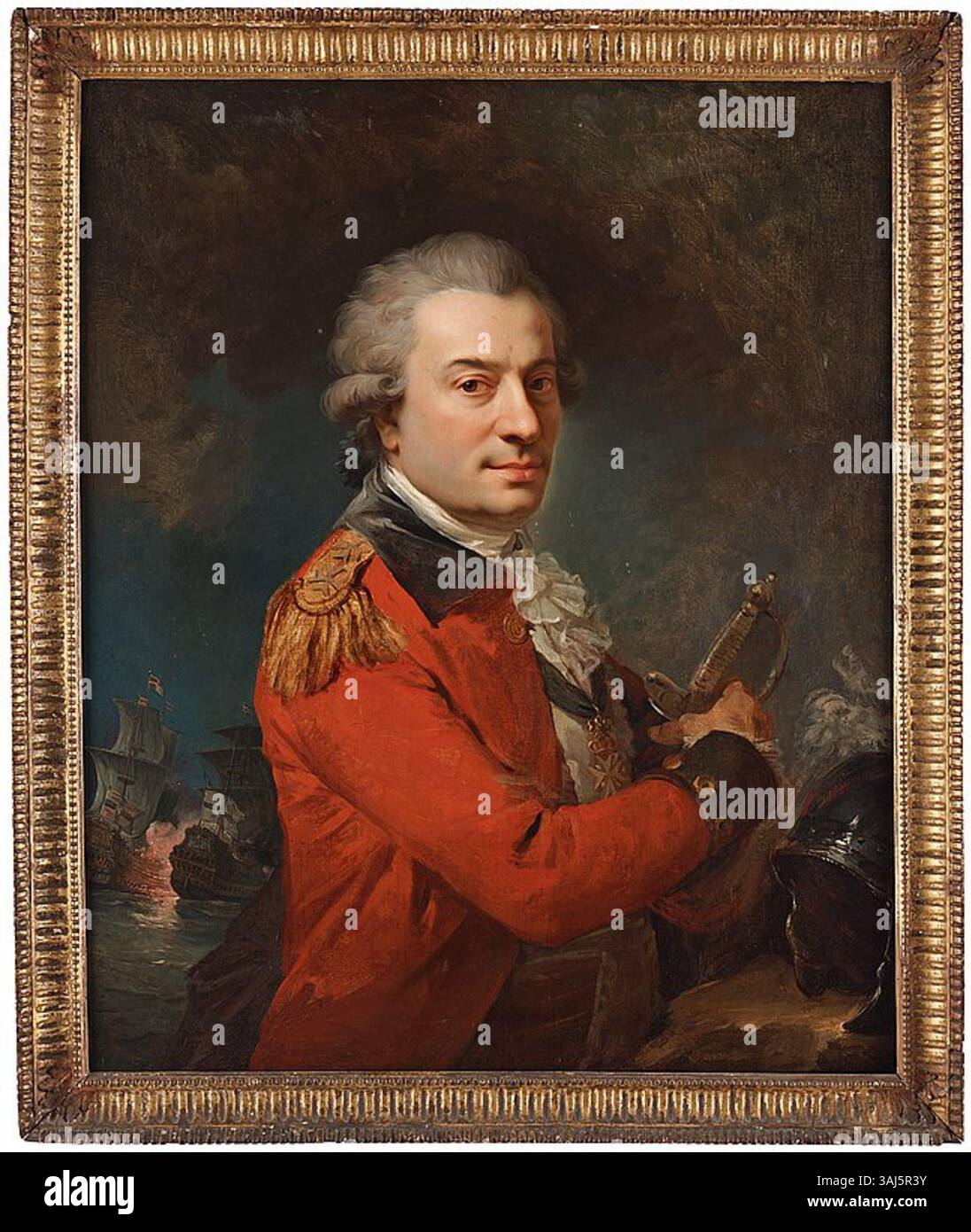 This portrait from around 1750 depicts Pierre-André de Suffren de Saint ...