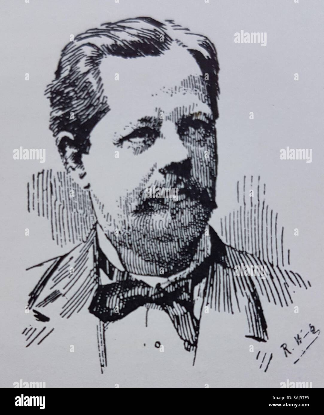 'Magnus Isaeus,' drawn by Rudolf Widing, is a portrait that captures ...