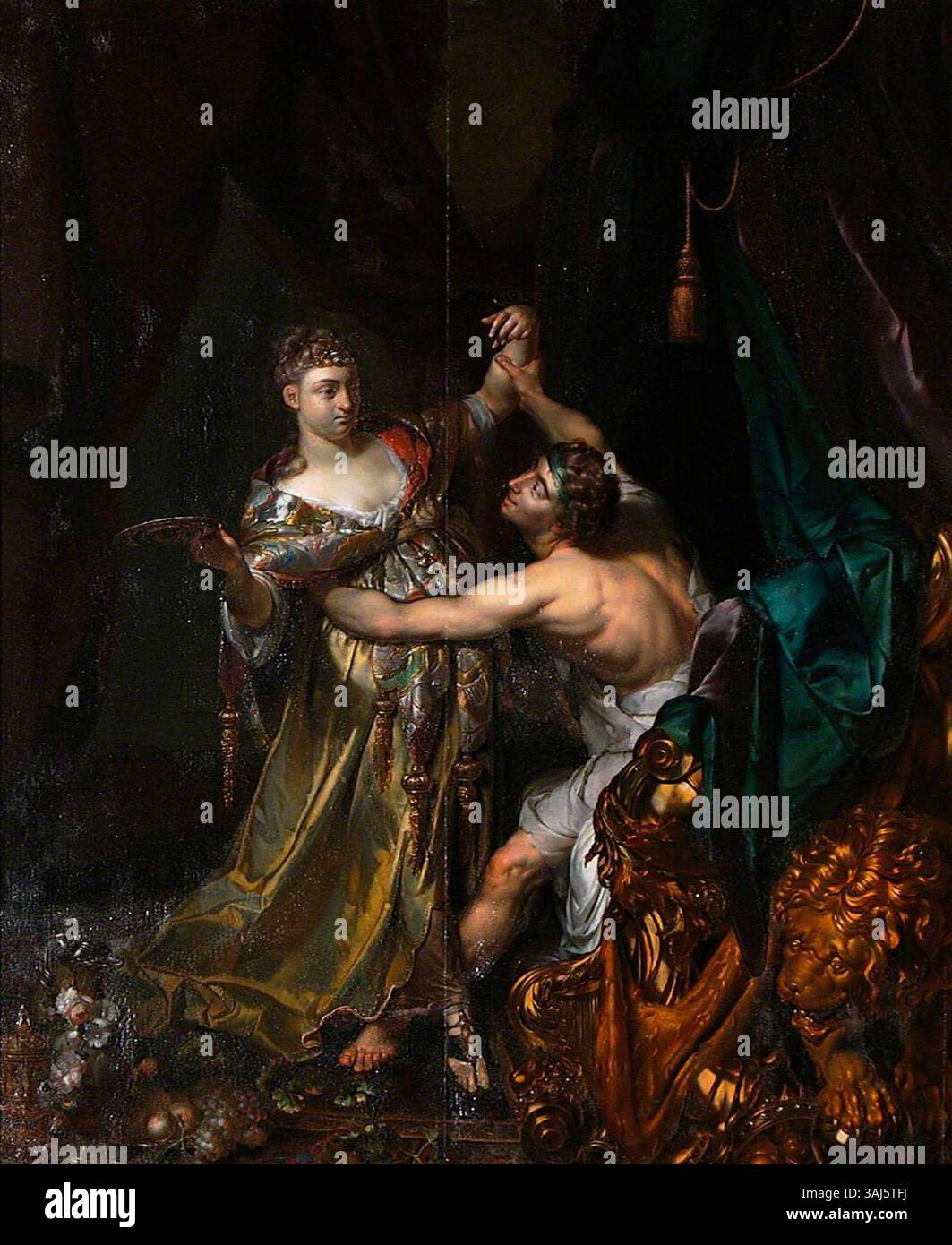 Herman van der Mijn’s painting 'Tamar and Ammon,' circa 1730, depicts ...