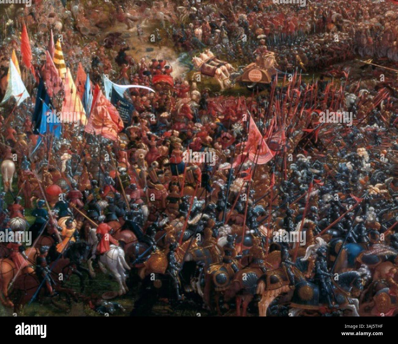 This 1529 painting by Albrecht Altdorfer illustrates the Battle of ...