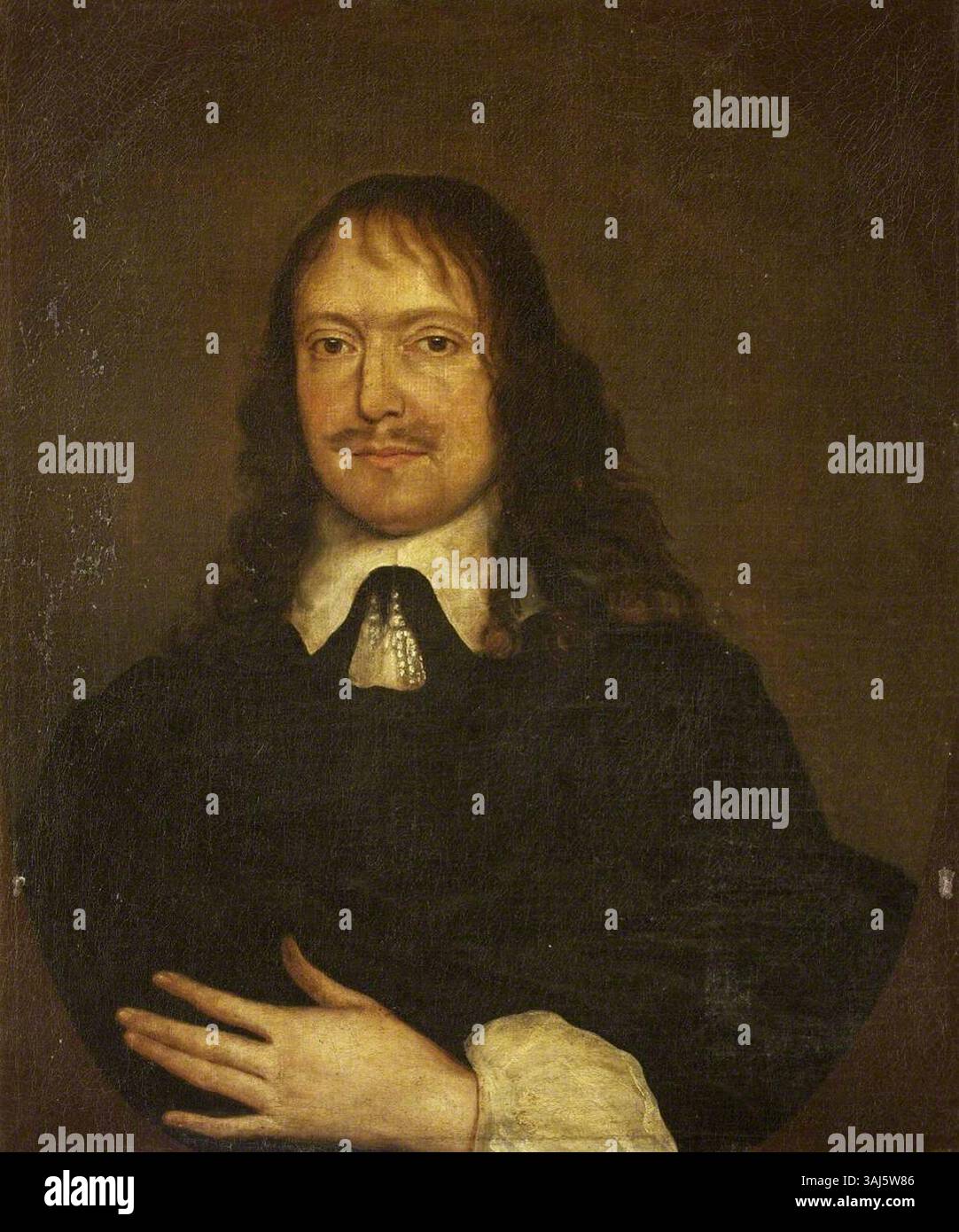 This Dutch portrait, painted between 1600 and 1699, depicts an ...
