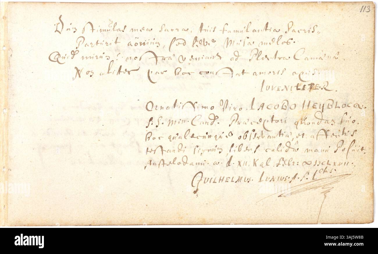 The second part of Wilhelmus Junius’ poem, featured in the album ...