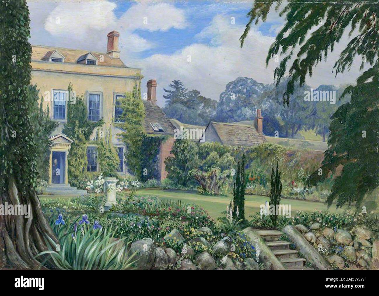 Marianne North’s 1887 painting 'Mount House and Garden' depicts the ...