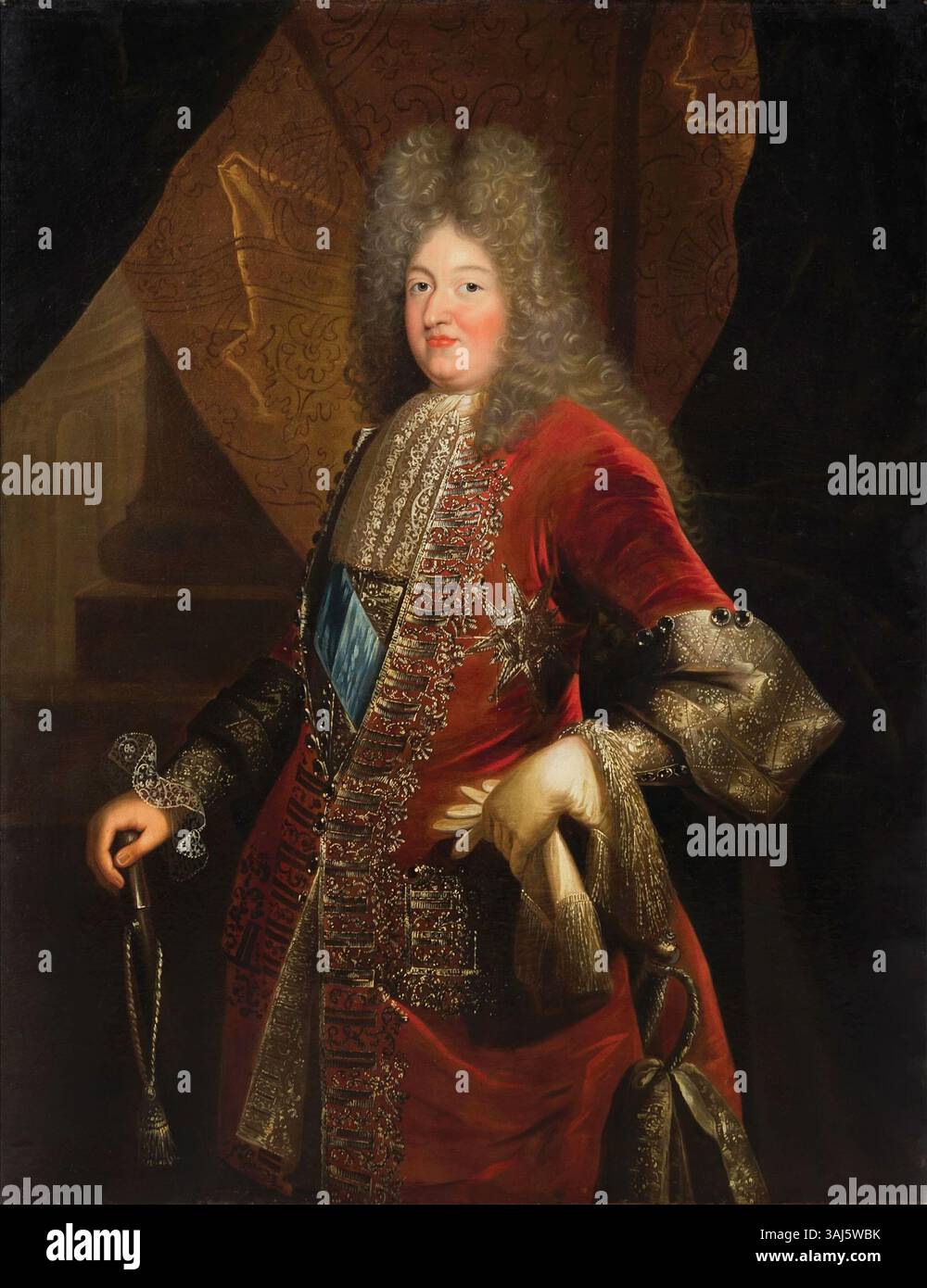 A portrait of Louis, the Grand Dauphin, painted by the French School ...