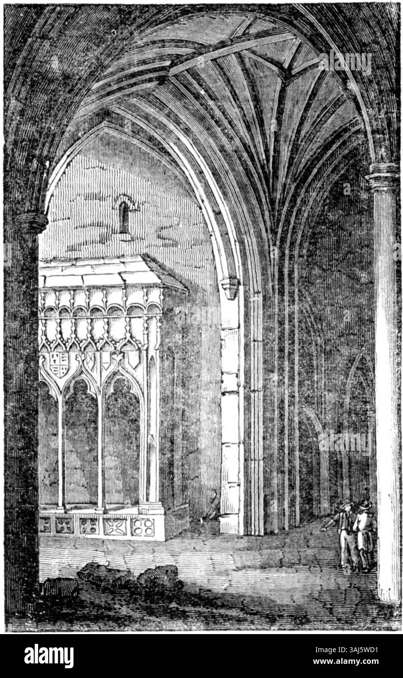 The Holy Cross Abbey, depicted in Volume 2 of The Dublin Penny Journal ...