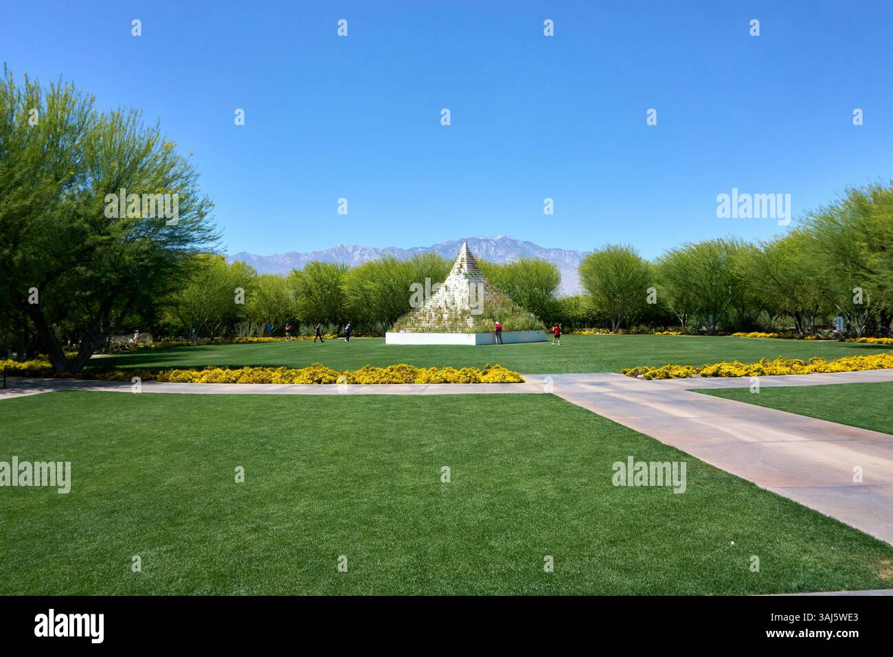 April 9, 2025, Rancho Mirage, California, USA: ''The Living Pyramid ...