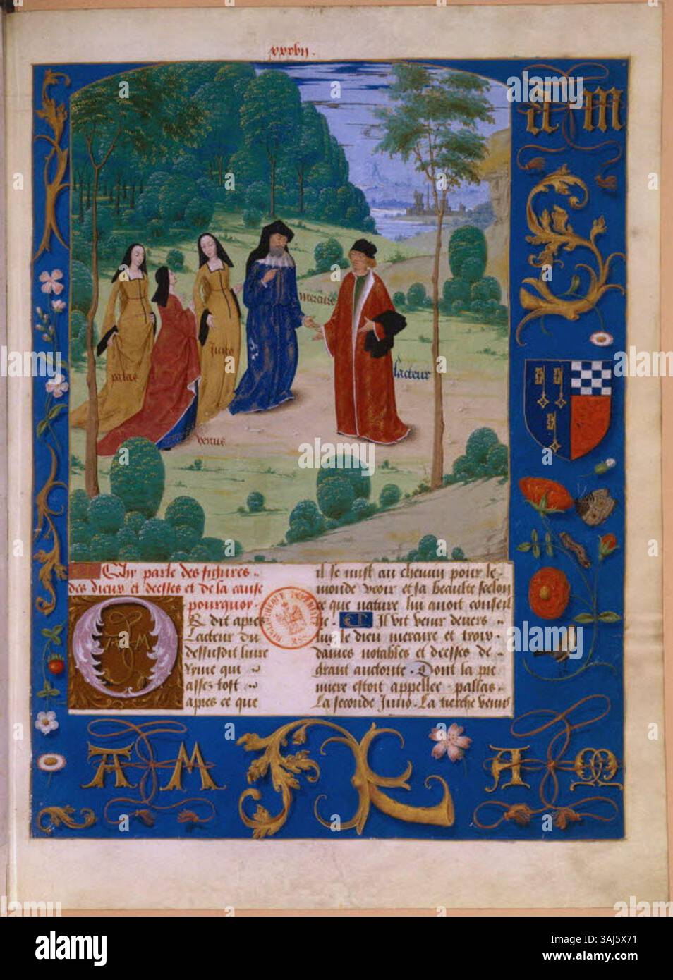 The 'Livre des échecs moralisés,' illuminated by the Master of Antoine ...