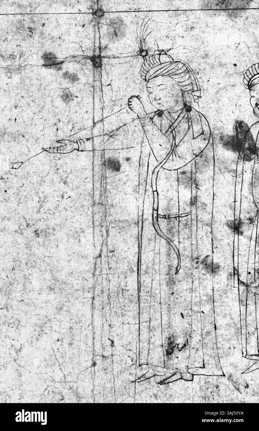 This image from 1405-1406 depicts Amir Burunduq, the Commander in Chief ...