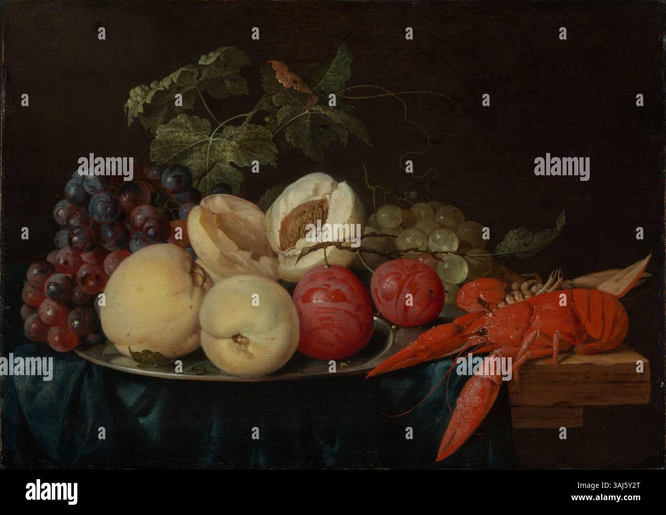 In this 1650 still life, Jan Davidsz. de Heem blends luxurious fruits ...