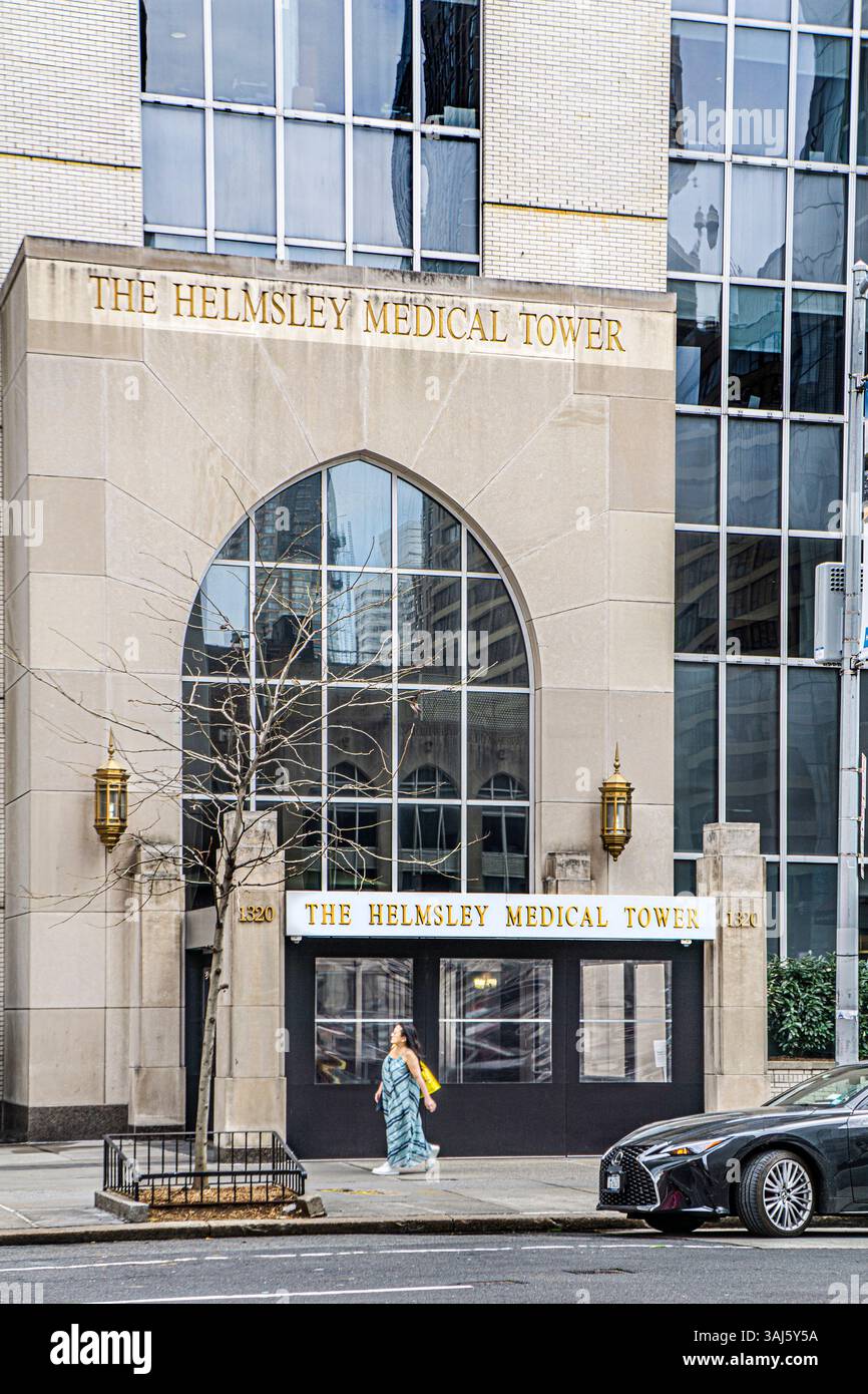 The Helmsley Medical Tower, building exterior and entrance, 1320 York ...