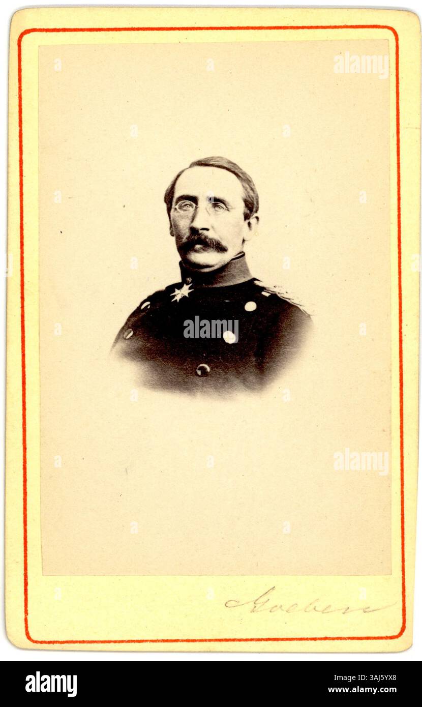 A photograph of August Karl von Goeben, a prominent figure in German ...