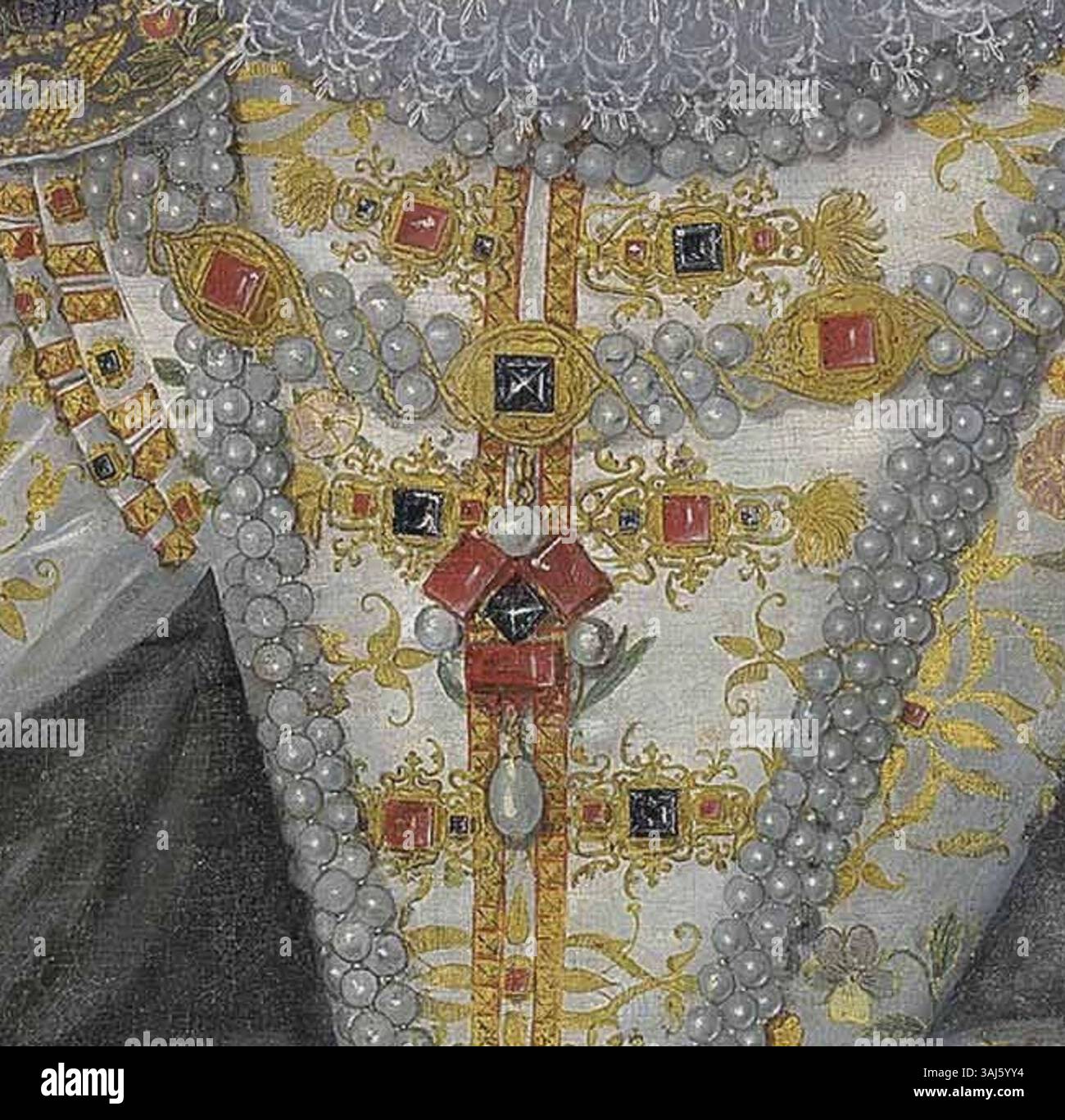 The *Three Brothers Jewel*, worn by Queen Elizabeth I, was featured in ...