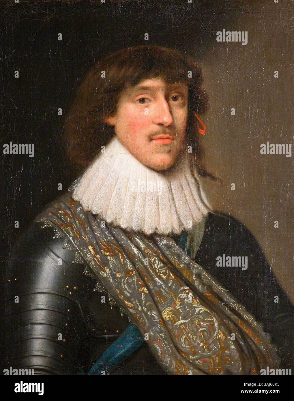 This 17th-century portrait by Daniel Mytens depicts Christian, Duke of Brunswick Wolfenbüttel ...