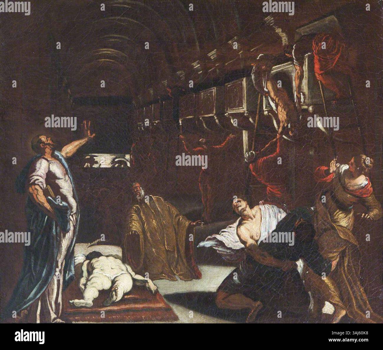 The painting 'The Discovery of the Body of Saint Mark' is an afterwork ...