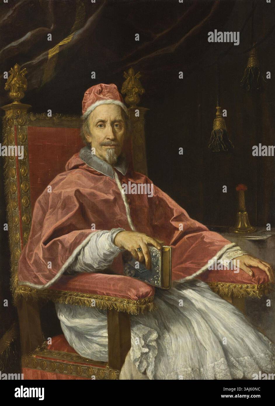 This oil painting by Carlo Maratta, created around 1669, depicts Pope ...