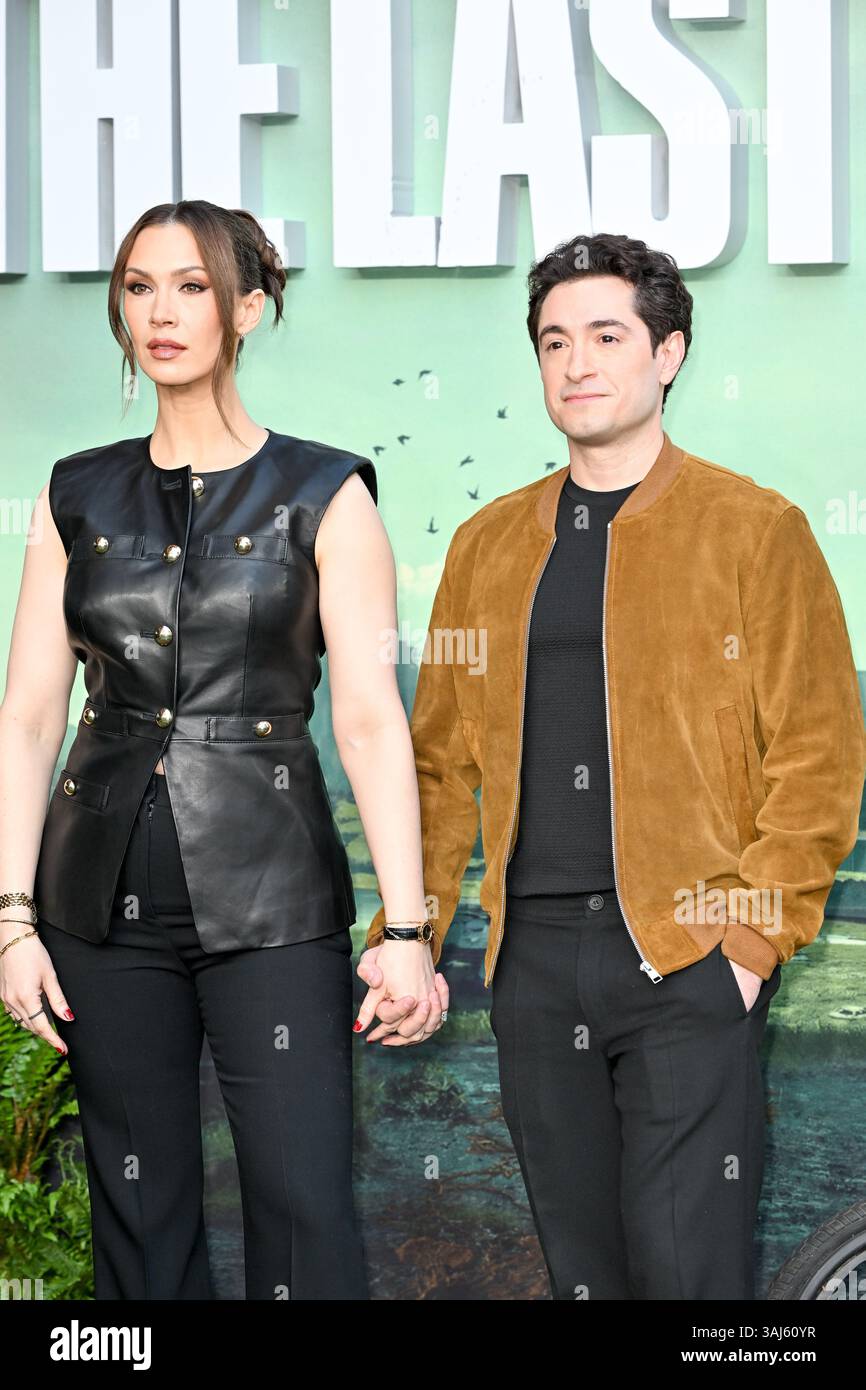 London, UK. 10th Apr, 2025. Alixandra Fuchs (L) and Jason Fuchs attend ...