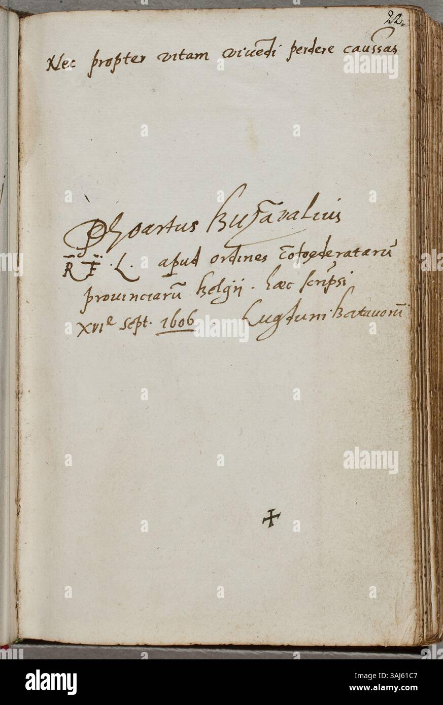This 16th-century album amicorum contains a contribution from Paul ...