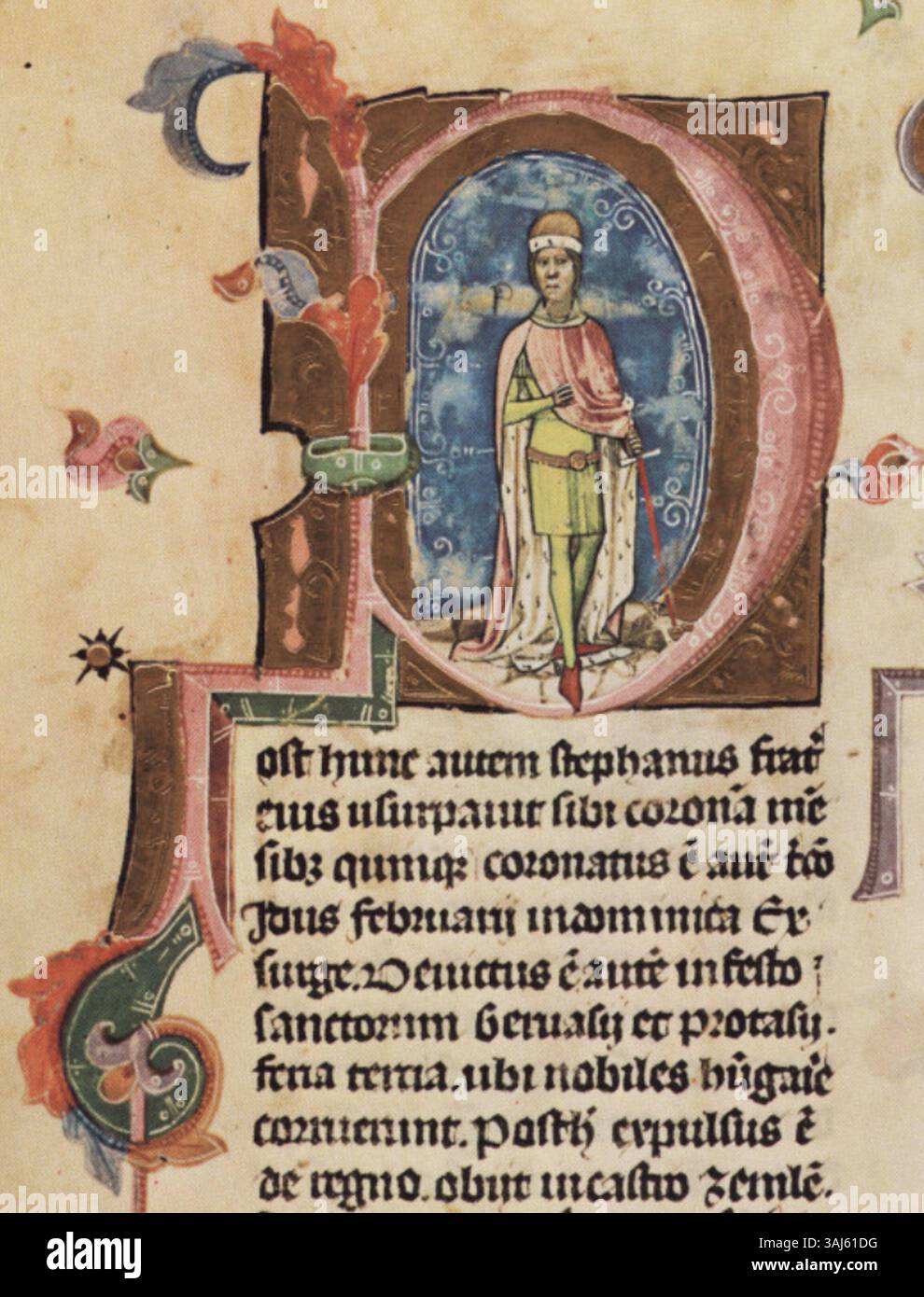 This illustration from the Képes Krónika (Chronicon Pictum), page 122 ...