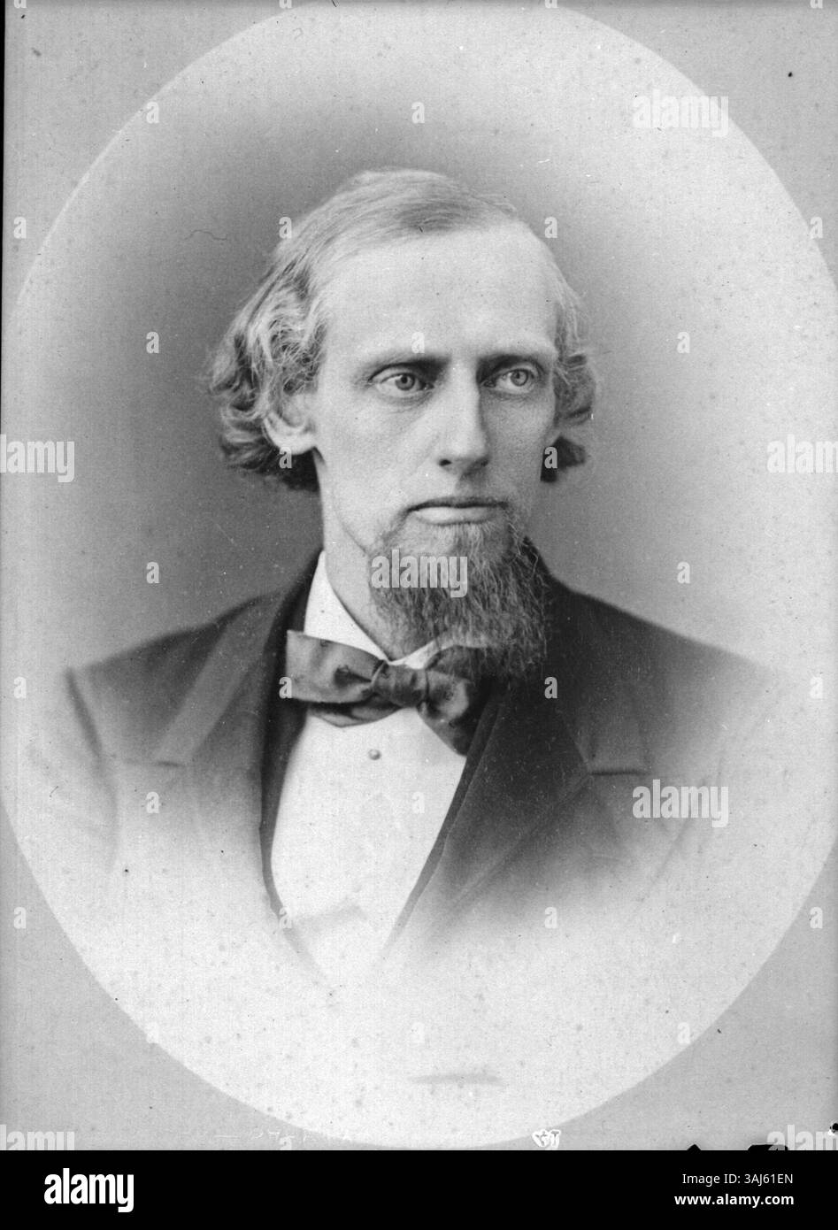A photograph of Professor Amos Dolmear, taken circa 1860, reflecting ...