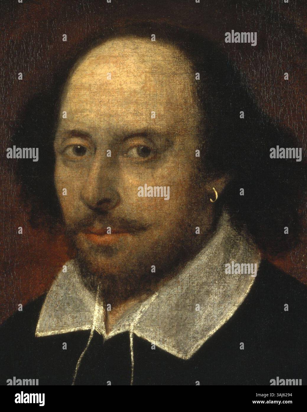 The portrait of William Shakespeare, attributed to John Taylor, was ...