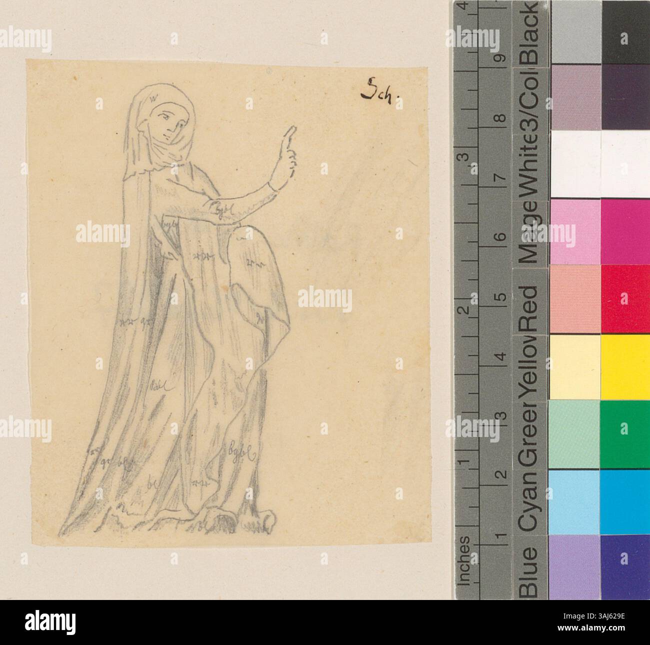 This painting by Johann Rudolf Rahn, created between 1860 and 1910 ...