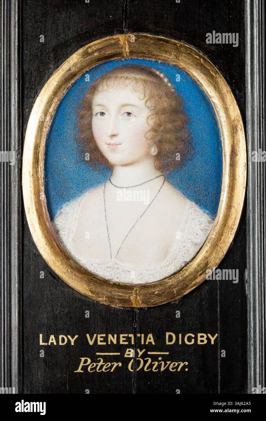 Peter Oliver’s portrait of Lady Venetia Anastasia Digby (1600-1663 ...