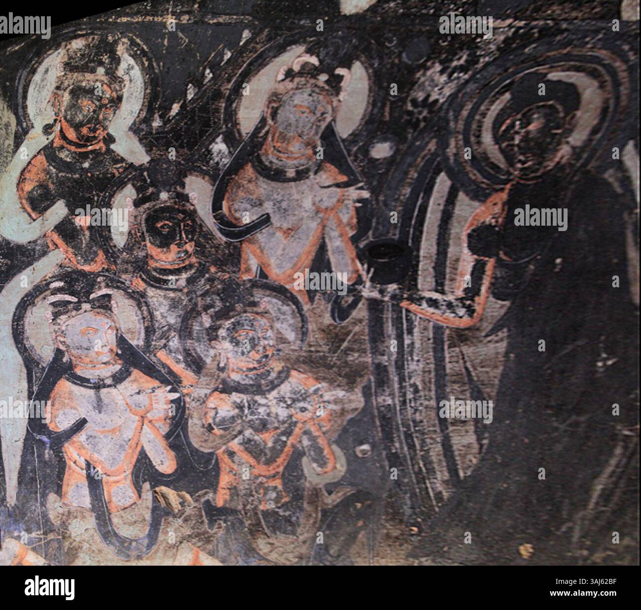 Cave 178 contains a 6th-century CE painting in the left corridor, with ...