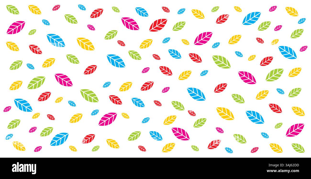 color leaf background vector Stock Vector Image & Art - Alamy