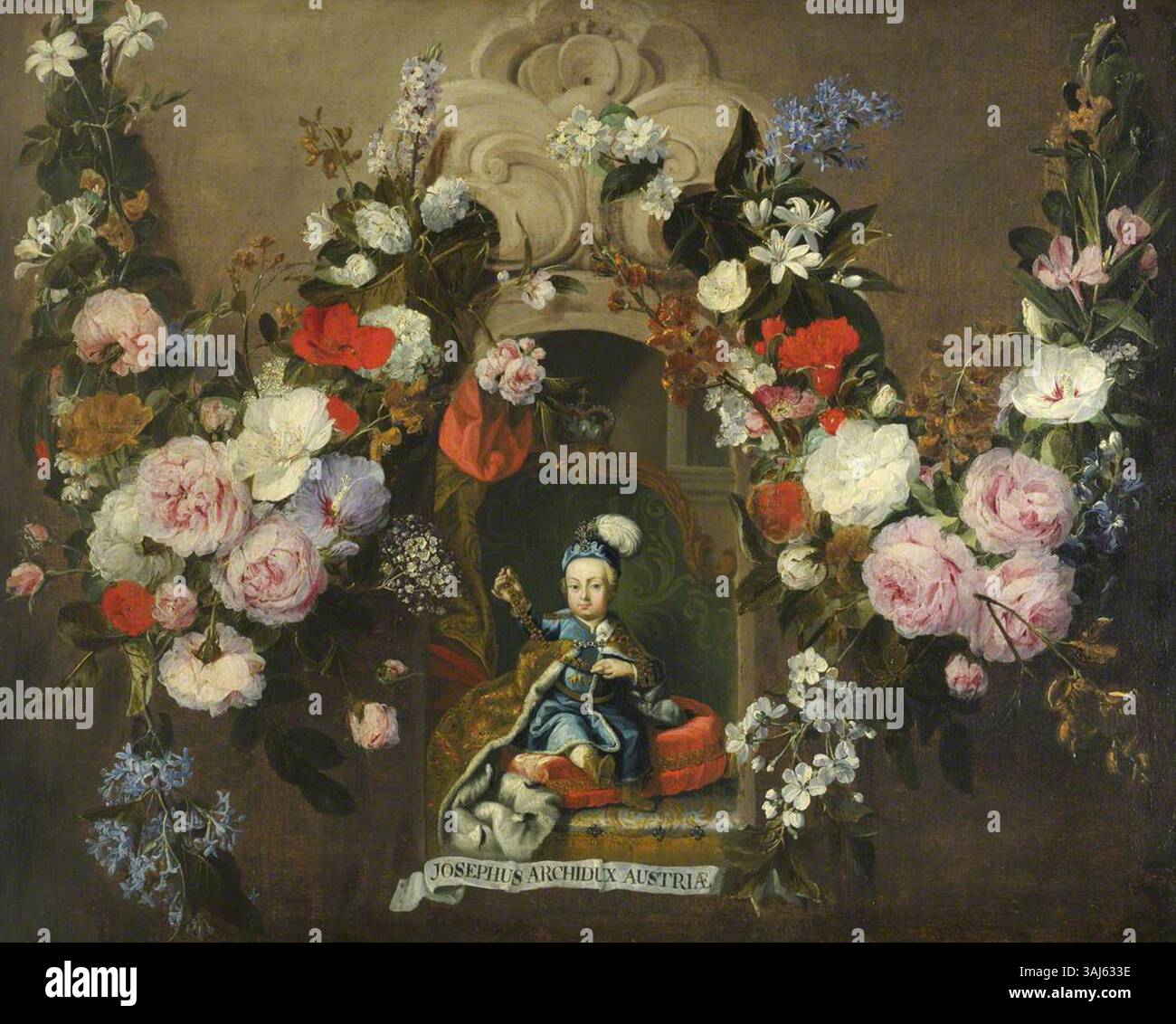 This circa 1745 painting from the Austrian School depicts Joseph II as ...