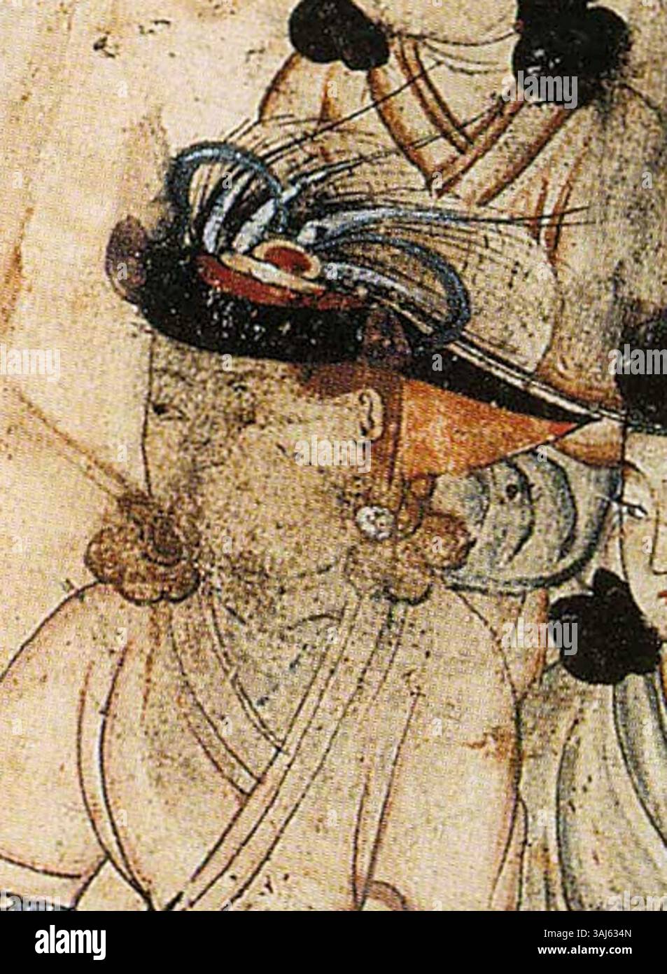 This 14th-century Mongol back-flap hat from Iran represents the ...