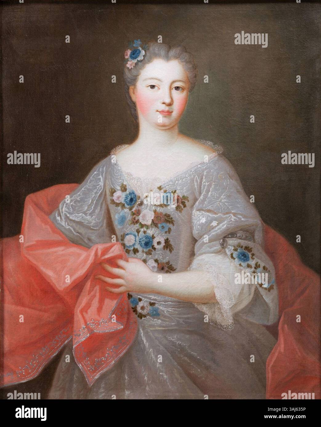 Workshop of Pierre Gobert, Portrait of Marie-Anne de Bourbon-Condé ...