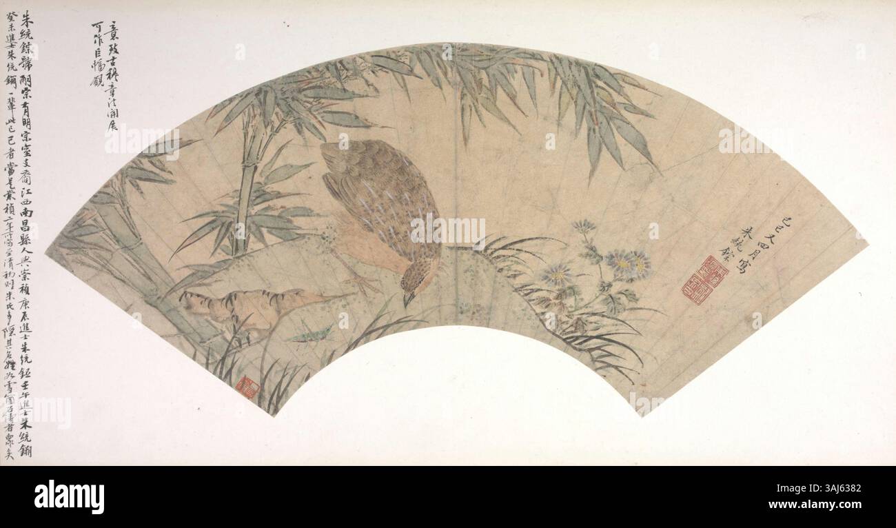 This ink and color painting, part of The Palace Museum collection, uses ...