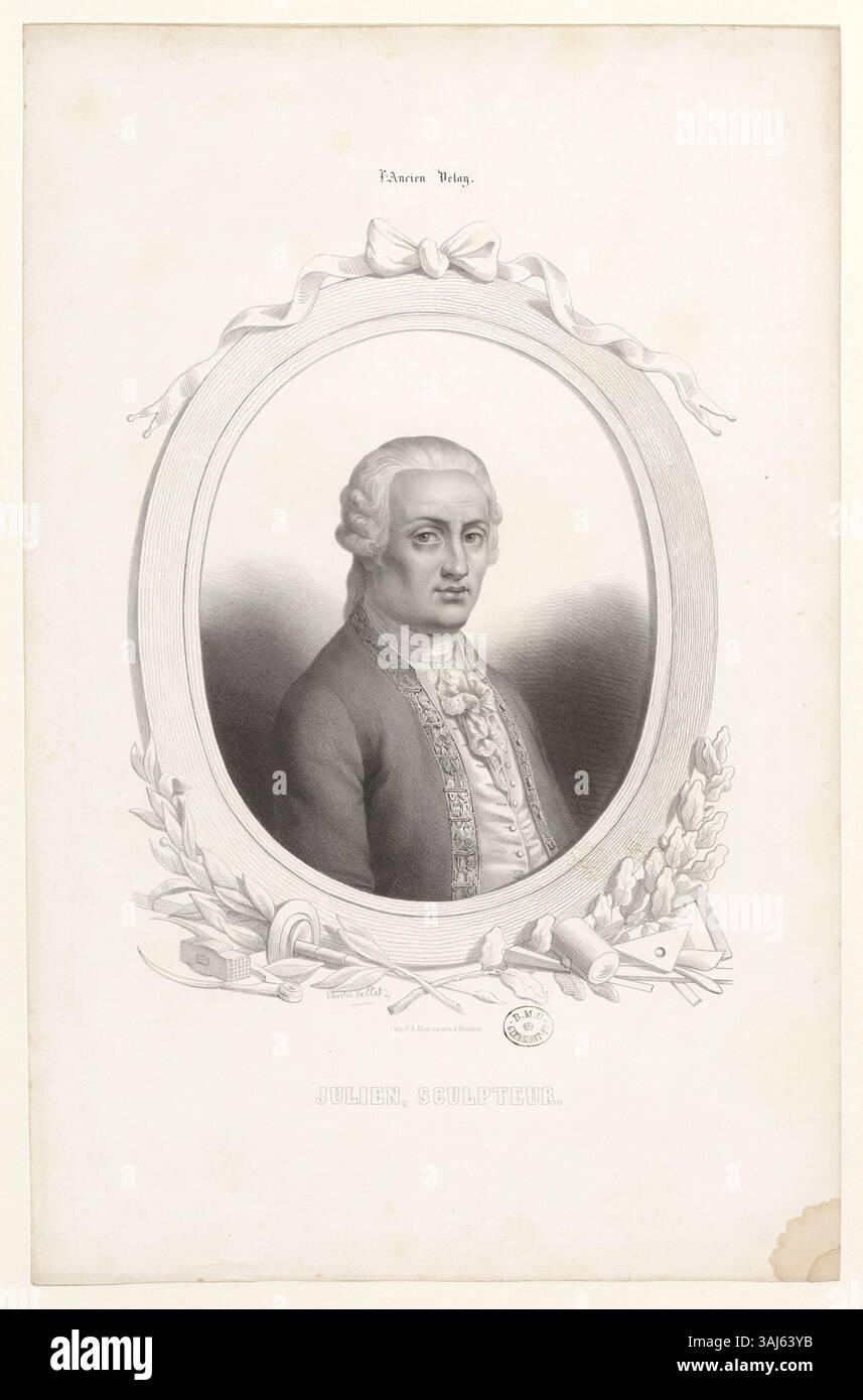 This lithograph from the Boyer collection features Julien, a French ...