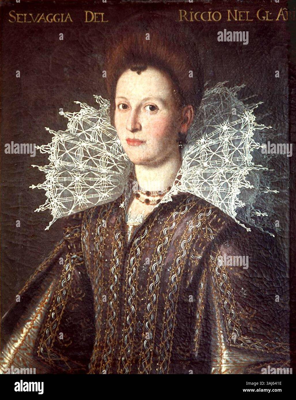 This oil on canvas portrait from the late 16th century, part of the ...