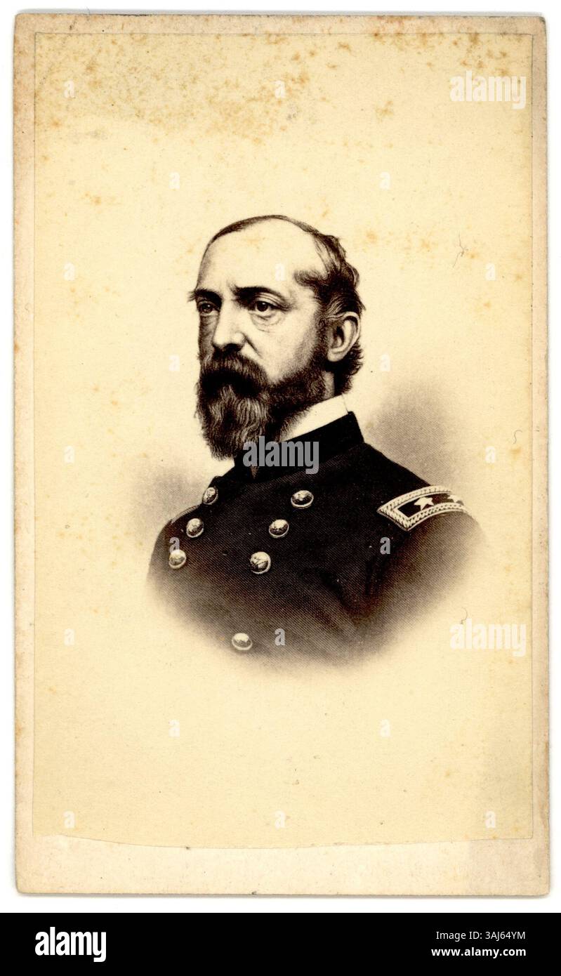This 1861-1865 photograph of George Gordon Meade, a Union general ...